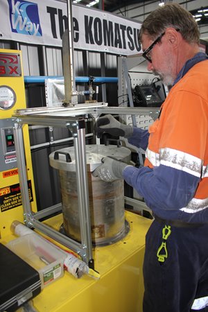 Diesel particulate filters - remanufacturing - Komatsu Australia